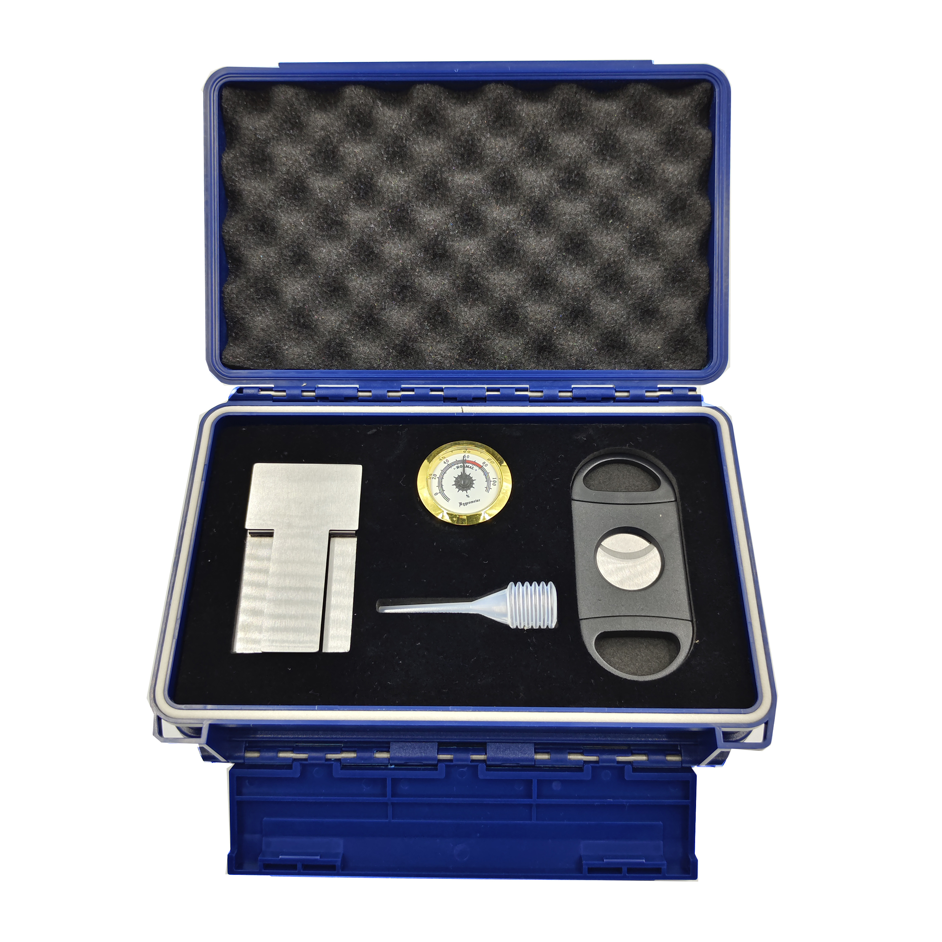 Double door cigar travel case hard plastic durable cigar humidor cigar ...