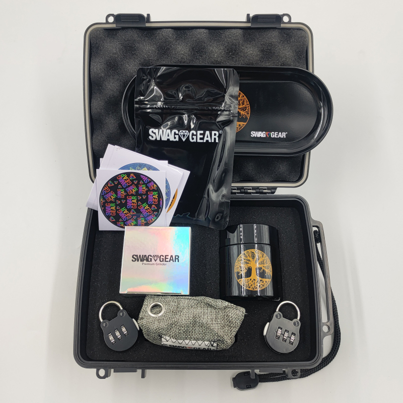 Smoking Accessories Grinder Herb Kit Stash Box Whole Set Smell Proof ...